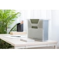 IRIS Small Portable Desktop File Box with Open Top, Letter Size, Clear ...