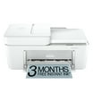 HP DeskJet 4255e Wireless All-in-One Color Printer, Scanner, 3 Months ...