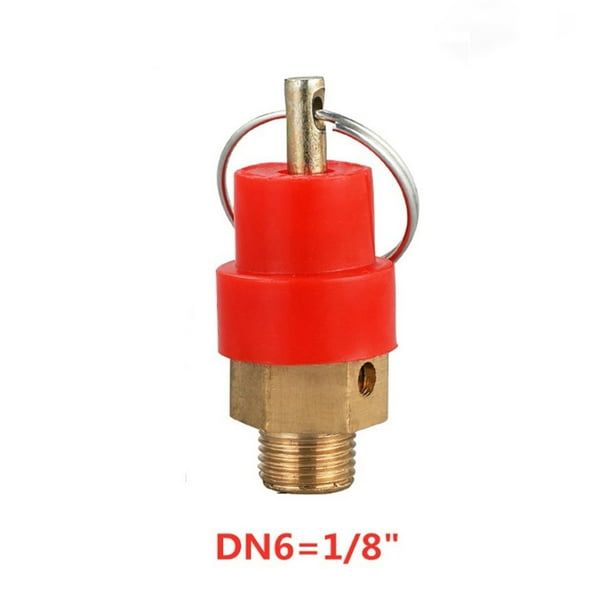 Brass 1/4\" 1/8\" BSP 8kg Air Compressor Pressure Safety Relief Valve 120PSI - Walmart.ca