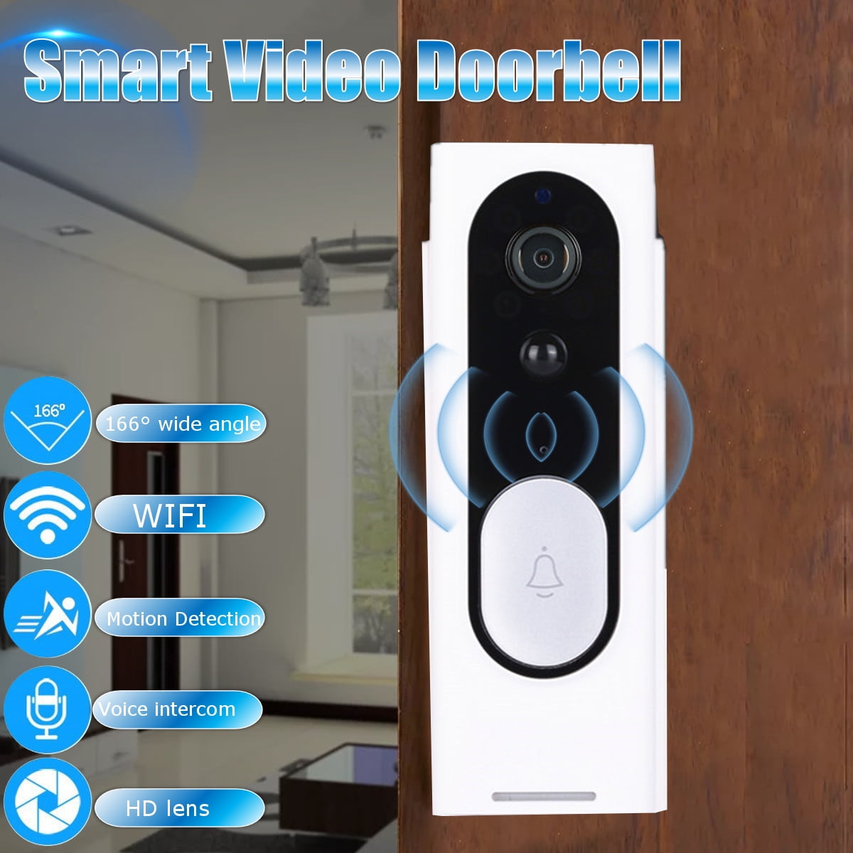 Click here for Generic Smart Wireless Phone Door Bell Camera Wifi... prices