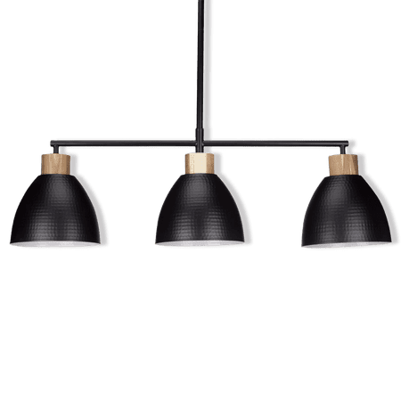 Bouclair Black 3-Bulb Metal and Wood Ceiling Lamp - Walmart.ca