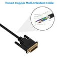 Rankie Long PC Connector Wire, DVI to DVI Monitor Cable Male to Male, 6 ...