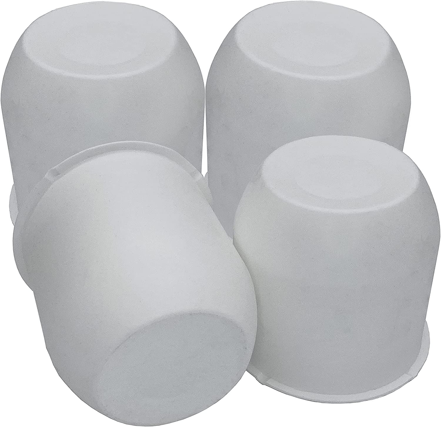4 White Trailer Wheel Hub Center Cap 4.25" Diameter Travel Trailer ...