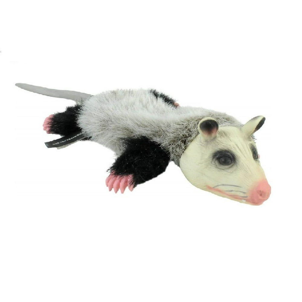 Realistic Animal Dog Toy Stuffing Free with Squeaker Possum or Skunk ...