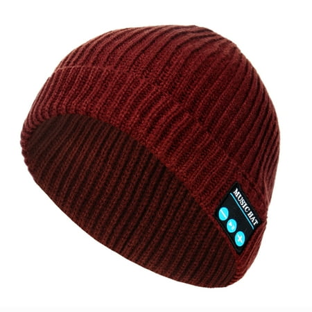 MZ013 BT5.0 Connected Music Knitted Cocky Hat One-click Answering ...