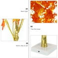 LOLIPPYY 1Pc Modern LED Maple Tree Shape Night Light Table Lamp with ...