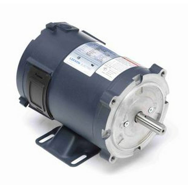 1/4 hp 1800 RPM 56C Frame 12V DC TENV Leeson Electric Motor # 108045 ...
