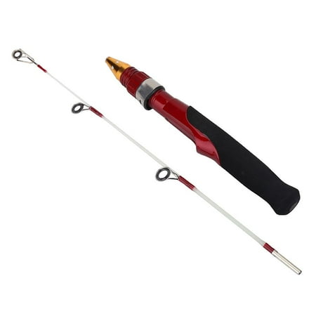 Peahefy 50cm Lightweight Mini 2 Sections Winter Ice Solid Fishing ...