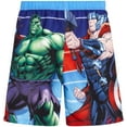 Marvel Avengers Boys’ Swim Trunks – Captain America, Iron Man, Hulk ...