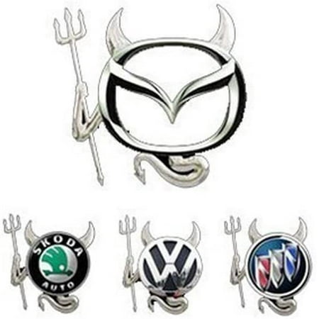 MIAOKASI Cute 3D PVC Small Devil Style Demon Car Sticker Auto Car ...