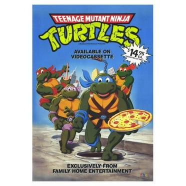 Teenage Mutant Ninja Turtles Retro Poster (36 X 12) - Walmart.com