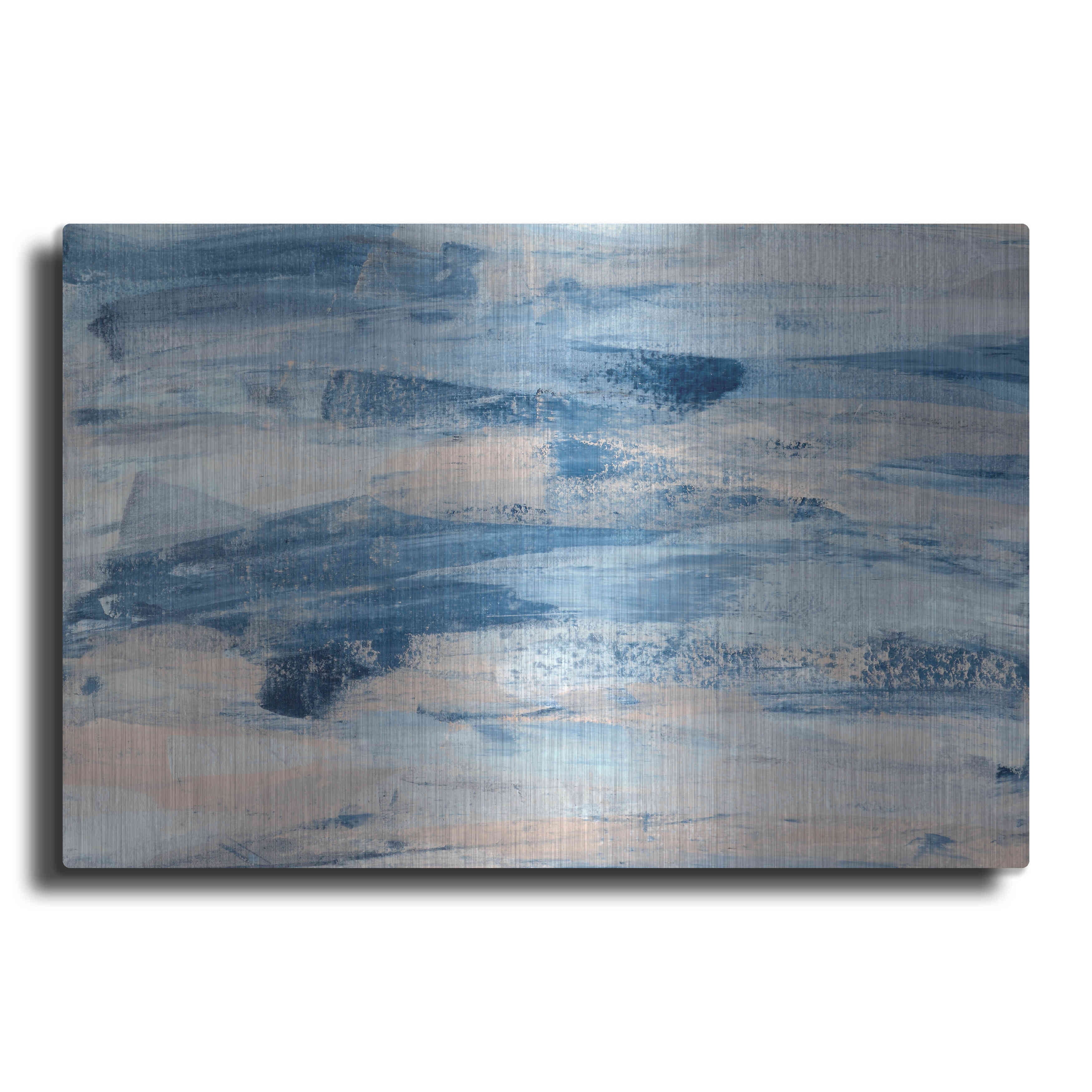 Luxe Metal Art 'High Tide' Metal Wall Art, 36"x24" - Walmart.com