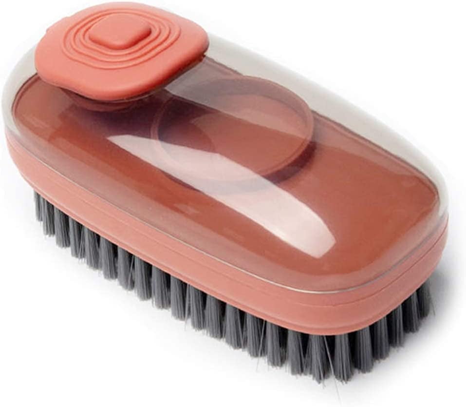 Scrub Brush with Soap Dispenser, Good Srubber Cleaner for Dish Sink Pan ...