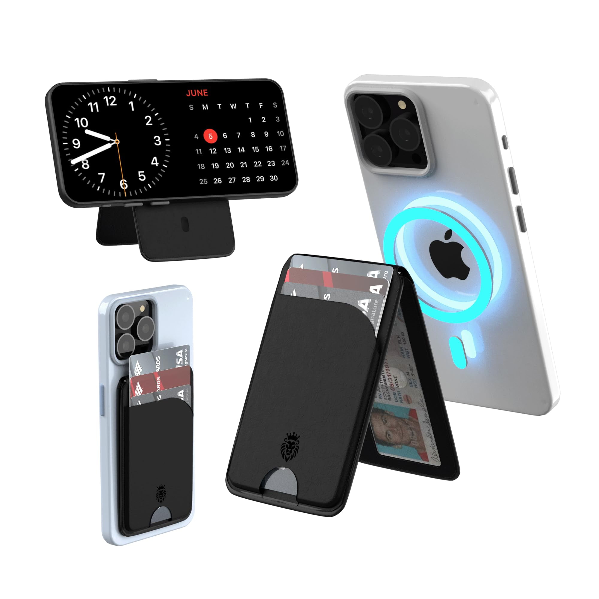 Click here for Royal Forge Upgraded Magnetic Card Holder Phone Wa... prices