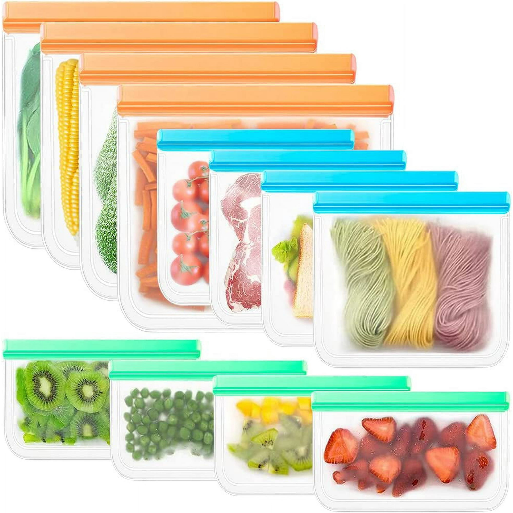 Click here for Wwweert Reusable Silicone Freezer Bags + Freezer L... prices