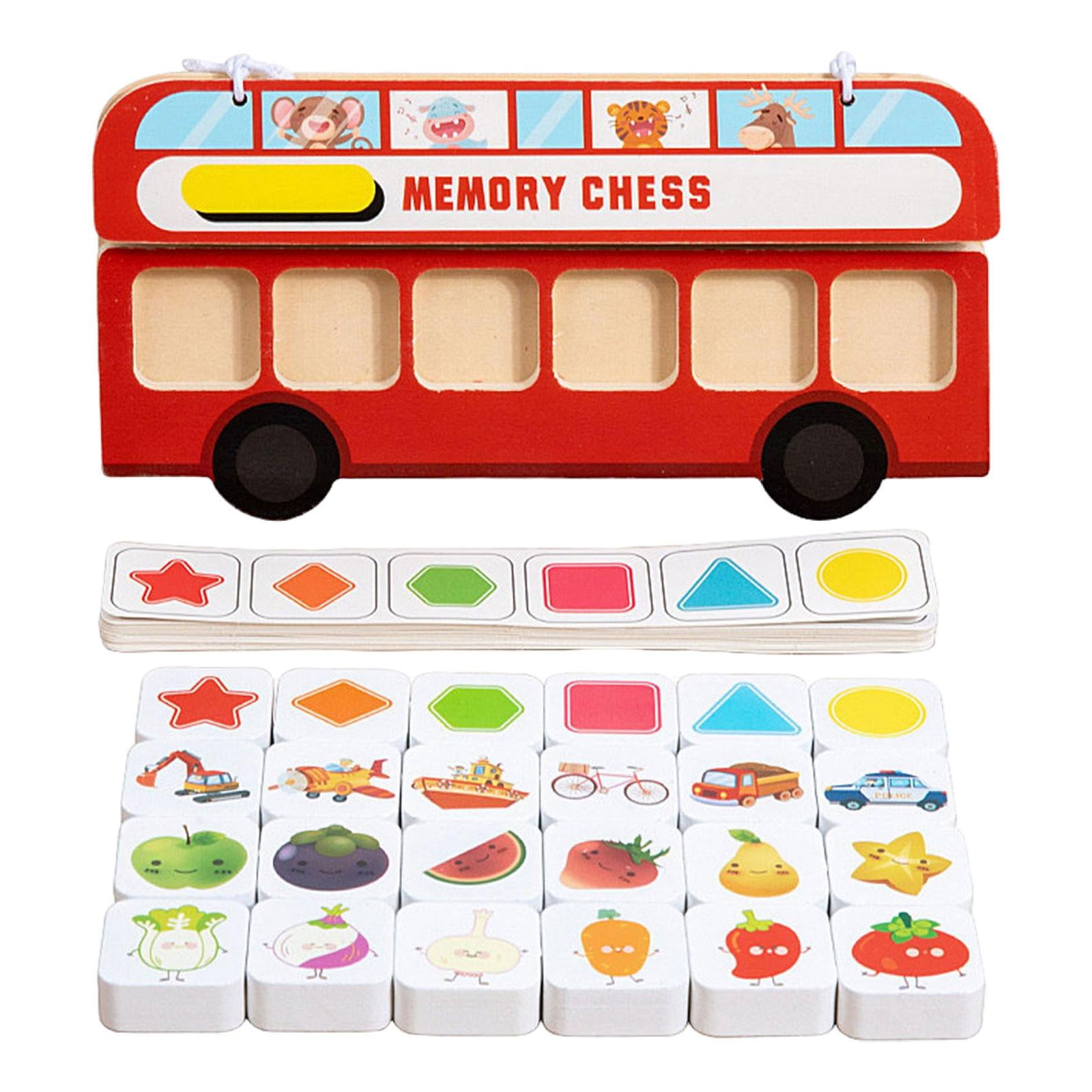 Juguete de madera para clasificar, juego de memoria, juguete educativo ...