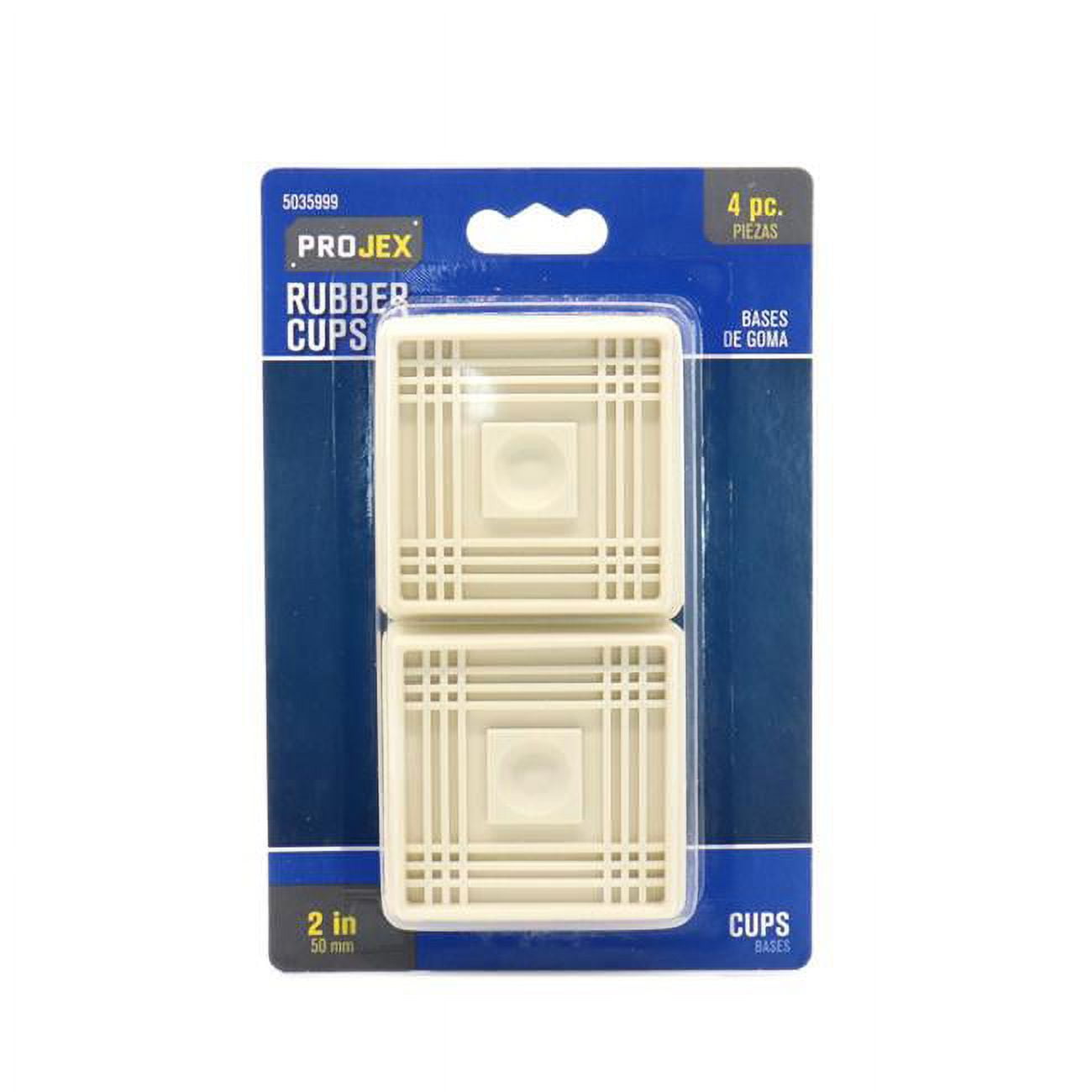 Click here for Projex 5035999 2 X 2 In. Rubber Square Caster Cup... prices