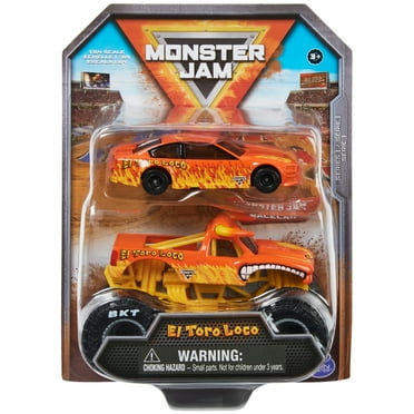 Monster Jam, 12-Pack 1:64 Scale Monster Truck Vehicles (Walmart ...