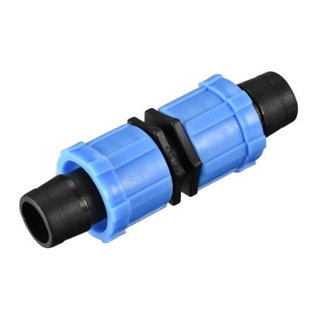 Uxcell Drip Irrigation Coupling Barbed Locking Fitting for 16mm Drip ...