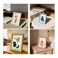 4x6 inch Scalloped Picture Frame, Arch Photo Frame With Plastic Easel ...