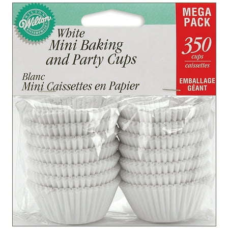 Mini Baking Cups-White 350/Pkg - Walmart.ca