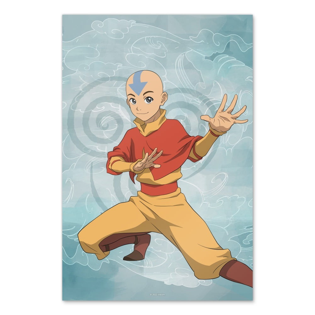 Avatar the Last Airbender Aang Wall Art Picture Paper Poster Décor Home ...