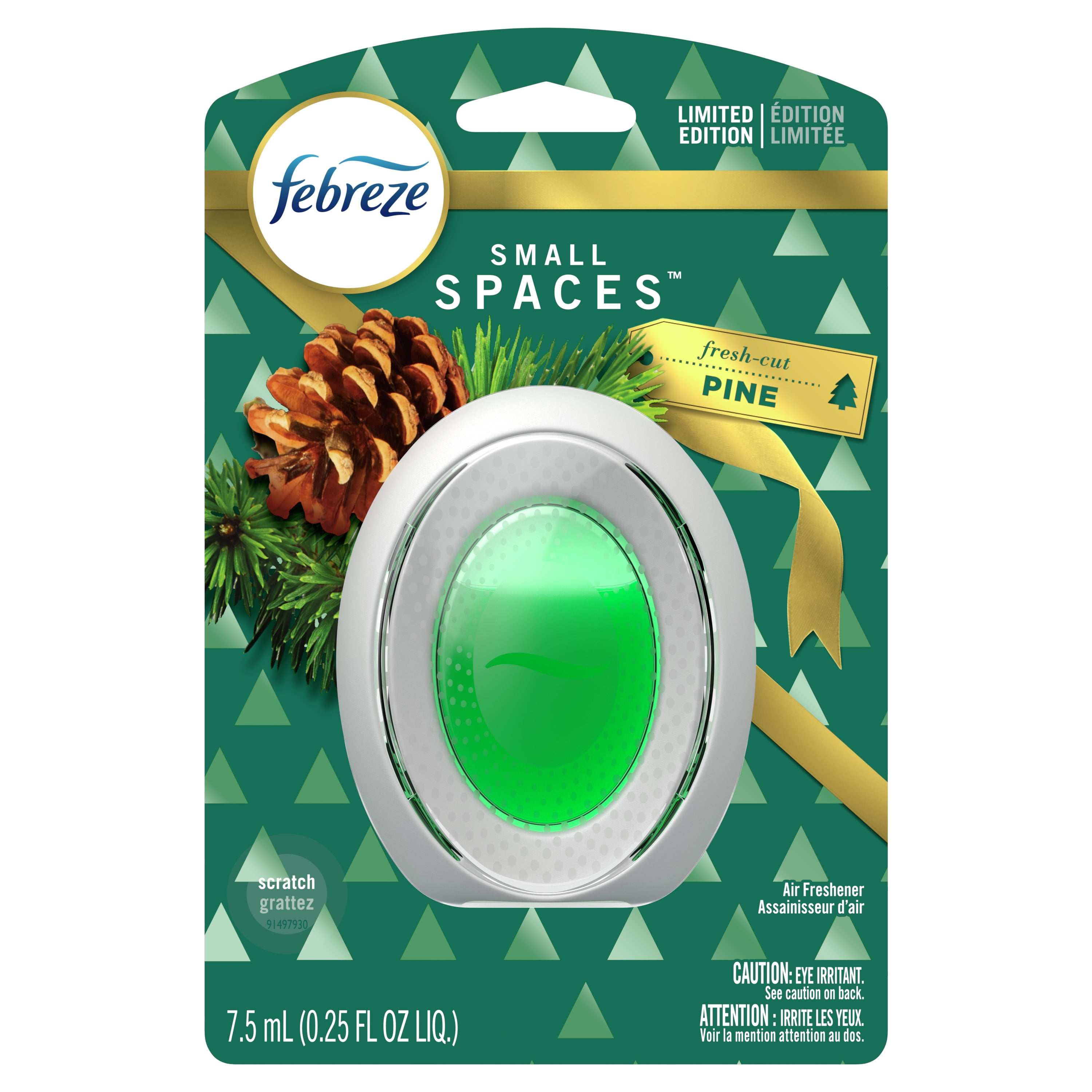 Febreze Odor-Eliminating Small Spaces Air Freshener, Holiday Fresh-Cut ...