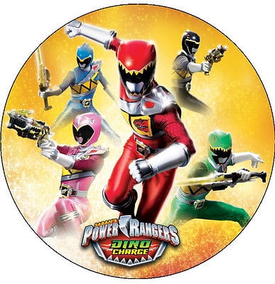 20 Power Rangers Dino Charge Edible Image Cookie or Cupcake Topppers ...