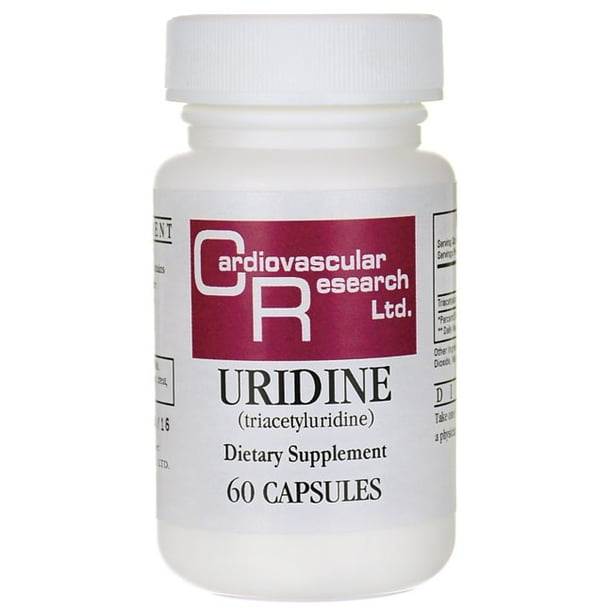 Cardiovascular Research Uridine 25 mg 60 Caps - Walmart.com