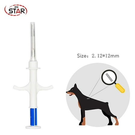80pcs 15 Digits Pet Chip Nimal Chip Syringe Electronic Tag Id 11784/5 ...
