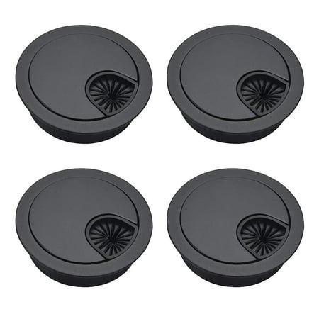 Dedang 4pcs Cable Gland Cover, 60mm Zinc Alloy Round Cable Flush Mount ...