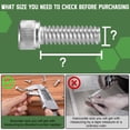 Hex Socket Bolts (M8-1.25x25), 304 Stainless Steel Hex Socket Drive ...