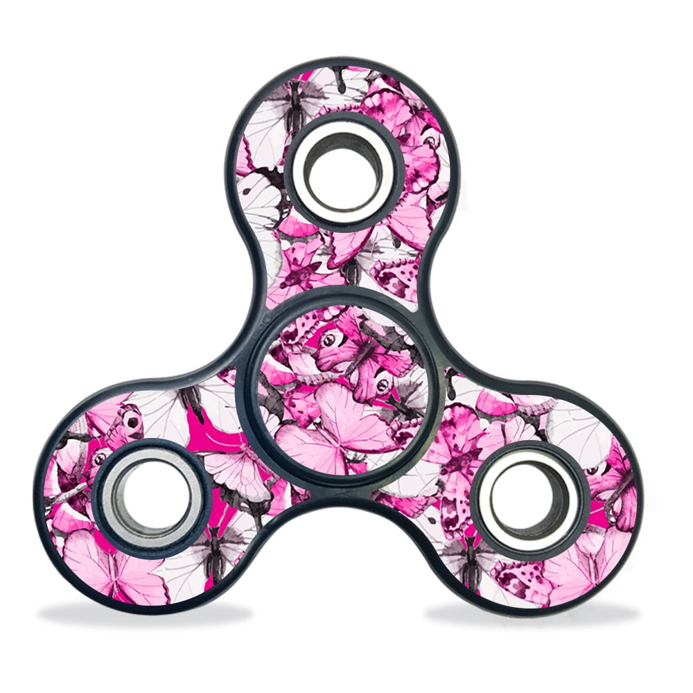 MightySkins FIYTRY-Butterflies Skin for Fidget Hand Tri-Spinner ...