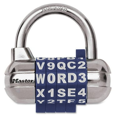 Master Lock 646T 3/4" Resettable Combination Padlock 2 Count - Walmart.com