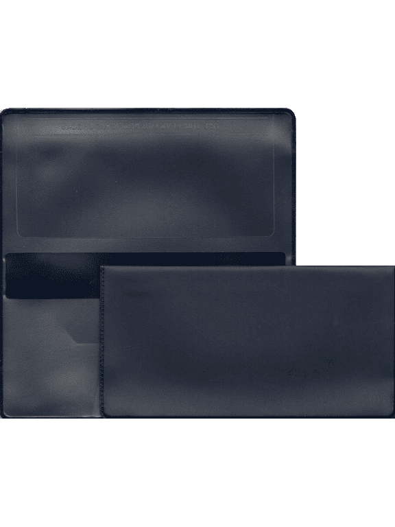 Durable Vinyl Checkbook Cover for Top Tear Personal Checks with ...