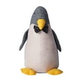 Elements 10 Inch Polyester Grey Penguin Door Stopper - Walmart.com