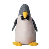Elements 10 Inch Polyester Grey Penguin Door Stopper - Walmart.com