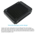 CIYISON 1/4" Pure Aluminum 10 Pipe Heat Exchanger Radiator for Computer ...