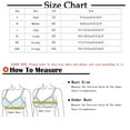 ALLLIST Bras for Women Underwire Plus Size Lace Underwear White Push up ...