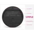 Digital Wall Clock Battery-Operated, 8 Inch Small Decorative Modern ...