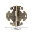 10 x Hinges Antique Lace Decor Door Cabinet Jewelry Box Hinges Drawer ...