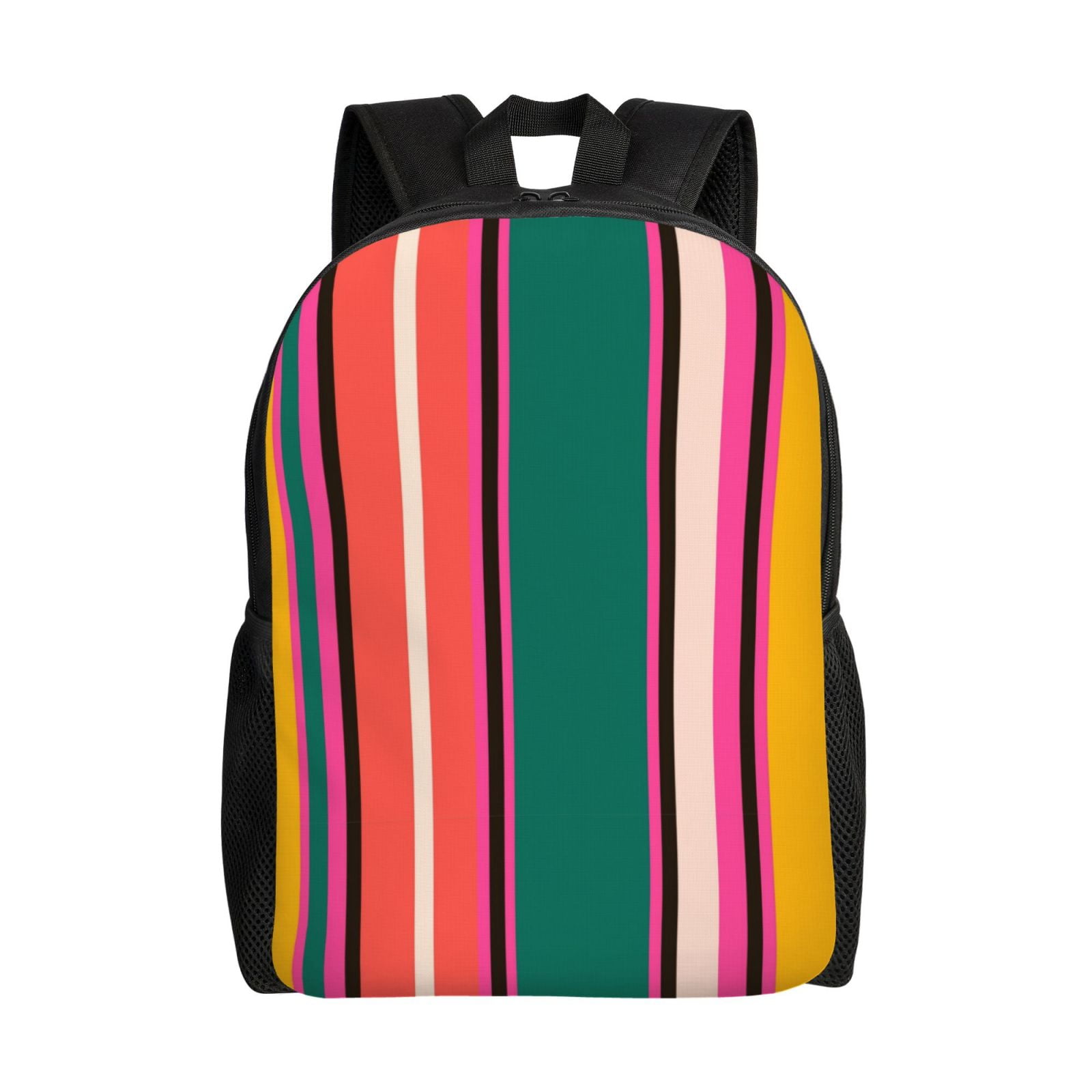 Disketp Vertical Stripes Mochila Unisex de Apertura Lateral Completa ...