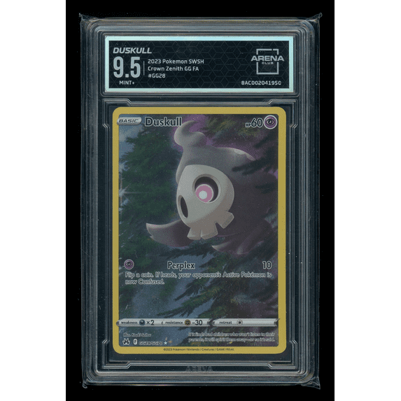 2023 Pokemon SWSH Crown Zenith GG FA Duskull Arena Club 9.5 #GG28/GG70 ...