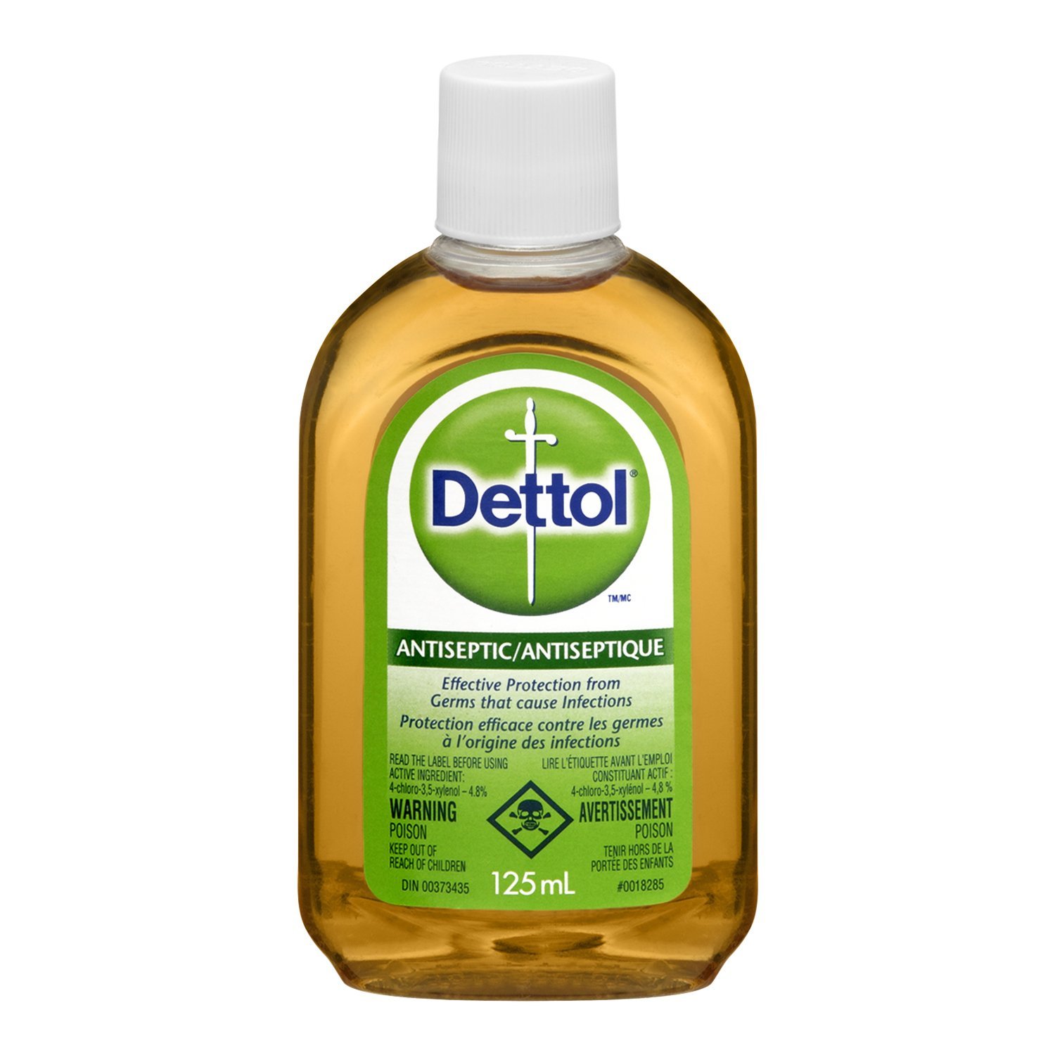 Disinfectant liquid Provides protection against germs on skin 125 ml ...