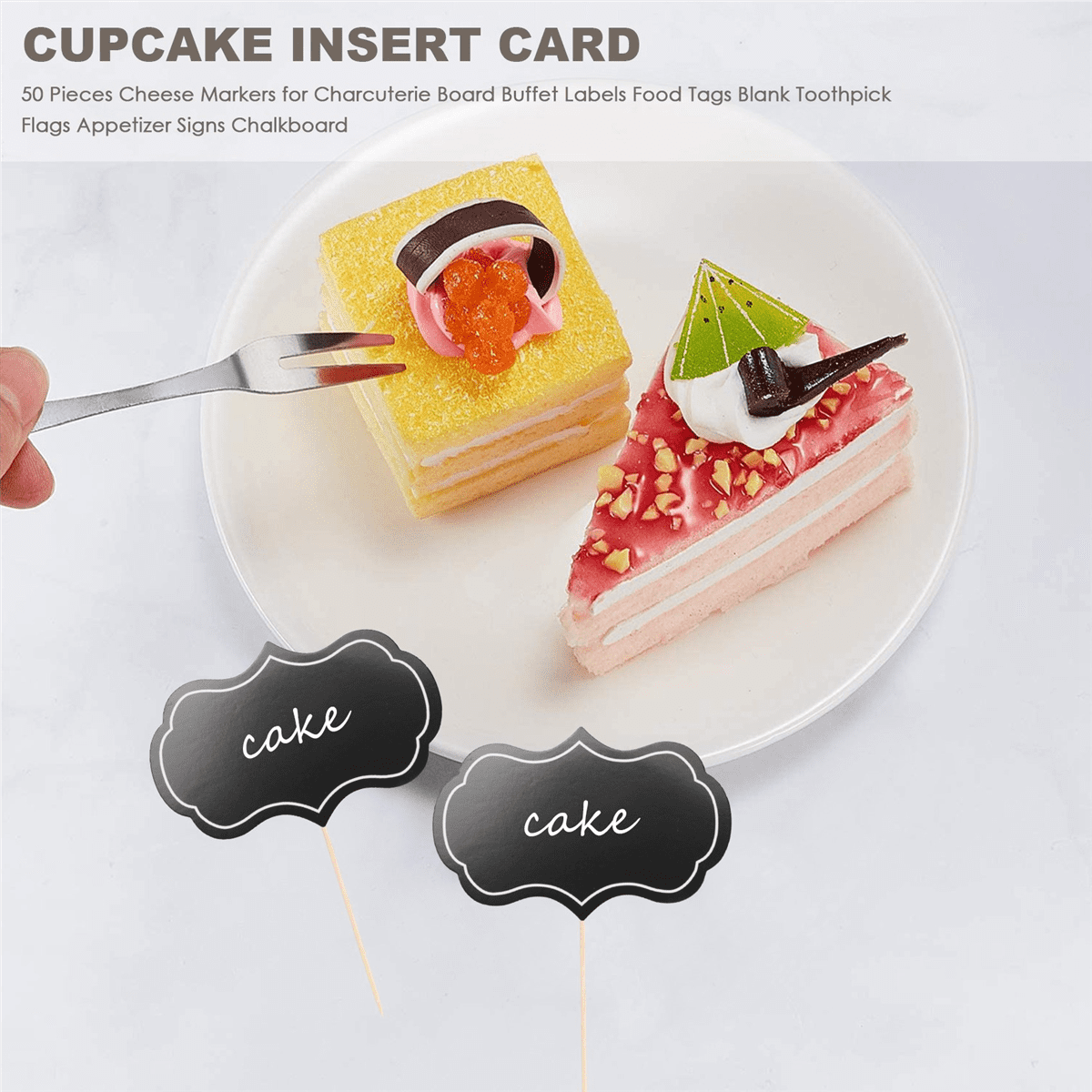 Food Tags For Party Buffet 50 Pcs Cheese Markers, Buffet Labels Food ...
