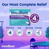 Imodium Multi-Symptom Relief Anti-Diarrheal Medicine Caplets, 18 Count ...