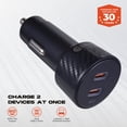 Griffin PowerJolt® 60W Dual USB-C Car Charger - Fast Charging for ...
