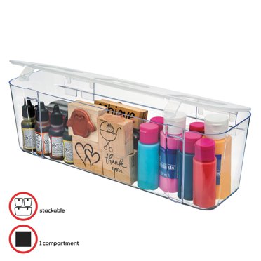 Deflecto Stackable Caddy Organizer Multi-Pack Bundle - 22.3" Height x 16" Width x 11" Depth ...