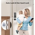Keyless Entry Keypad Deadbolt with Handle Set, Auto-Lock + One-Touch ...