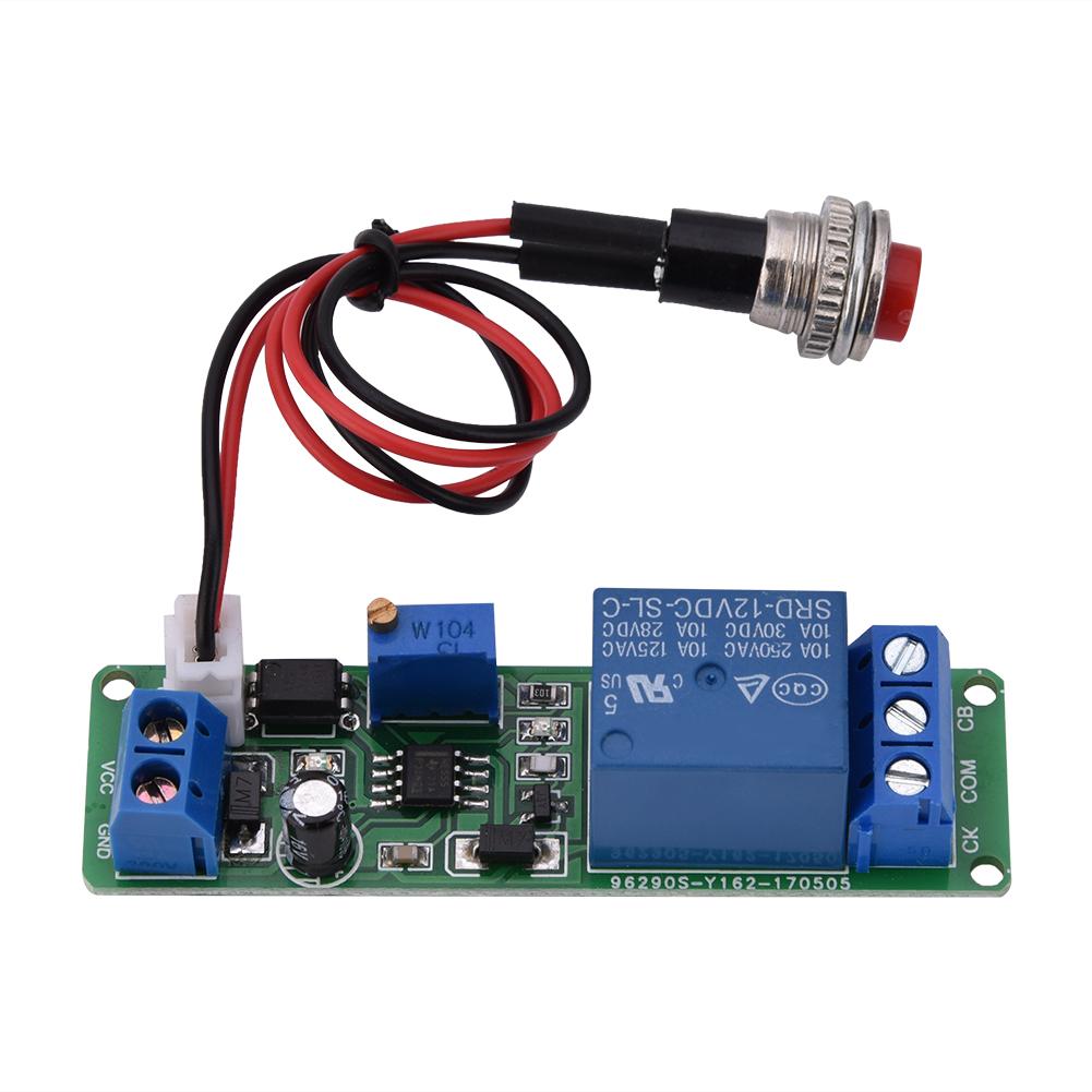 FAGINEY DC 12V Adjustable Timer Delay Turn OFF Module Timing Relay Time